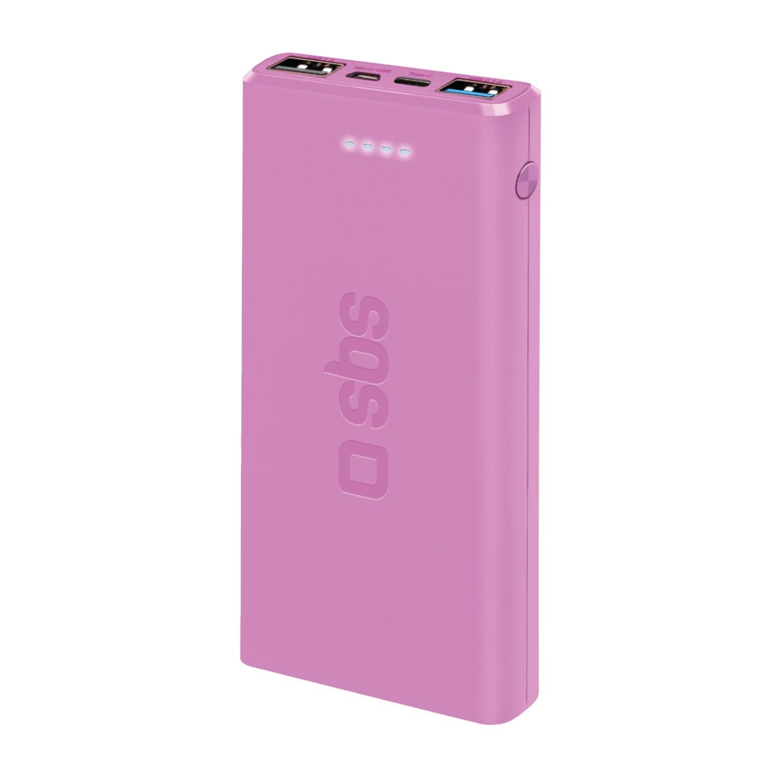 powerbank 10.000 mAh 2 USB 2.1 A, pink - Phonerefix