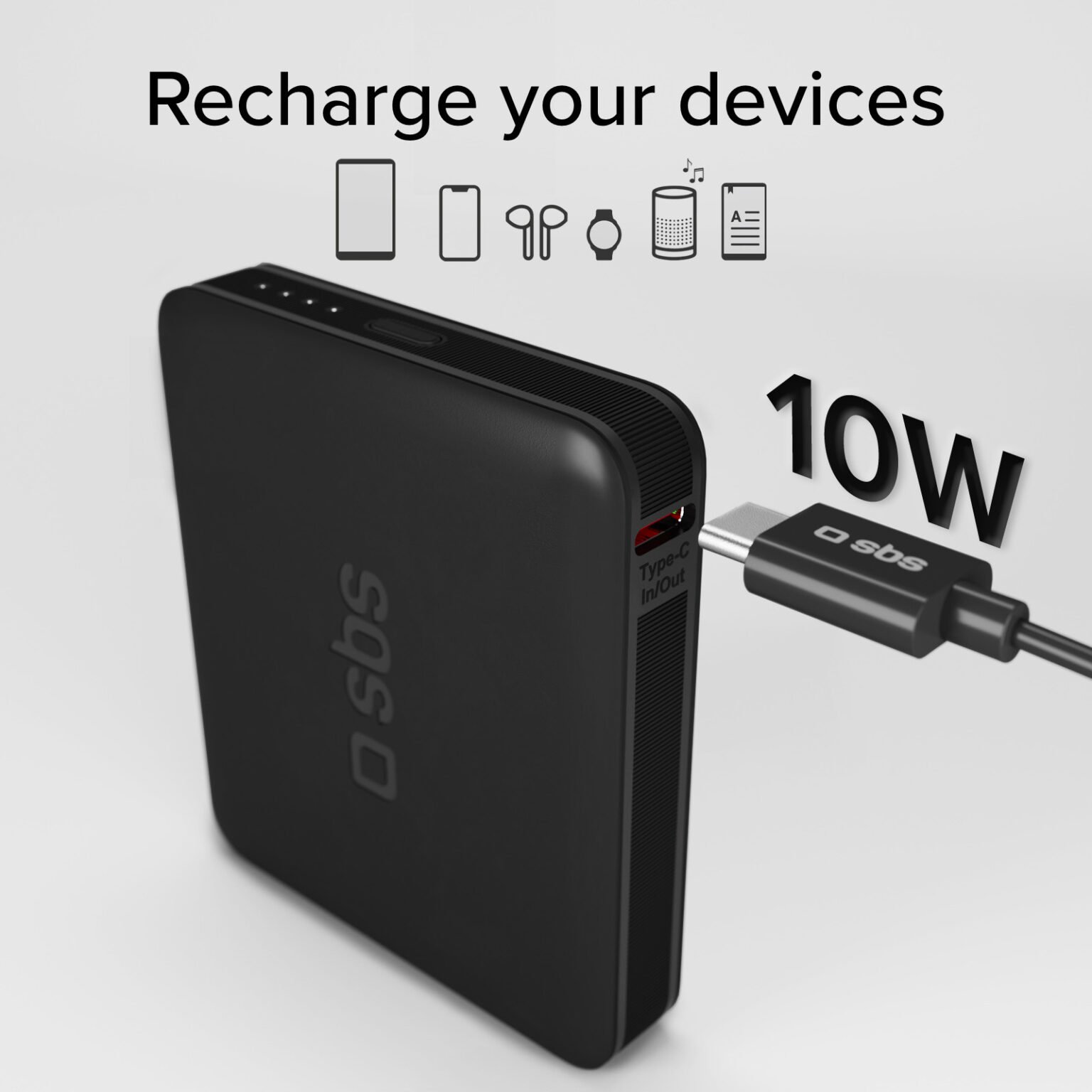 sbs High density 5000 mAh powerbank - Phonerefix