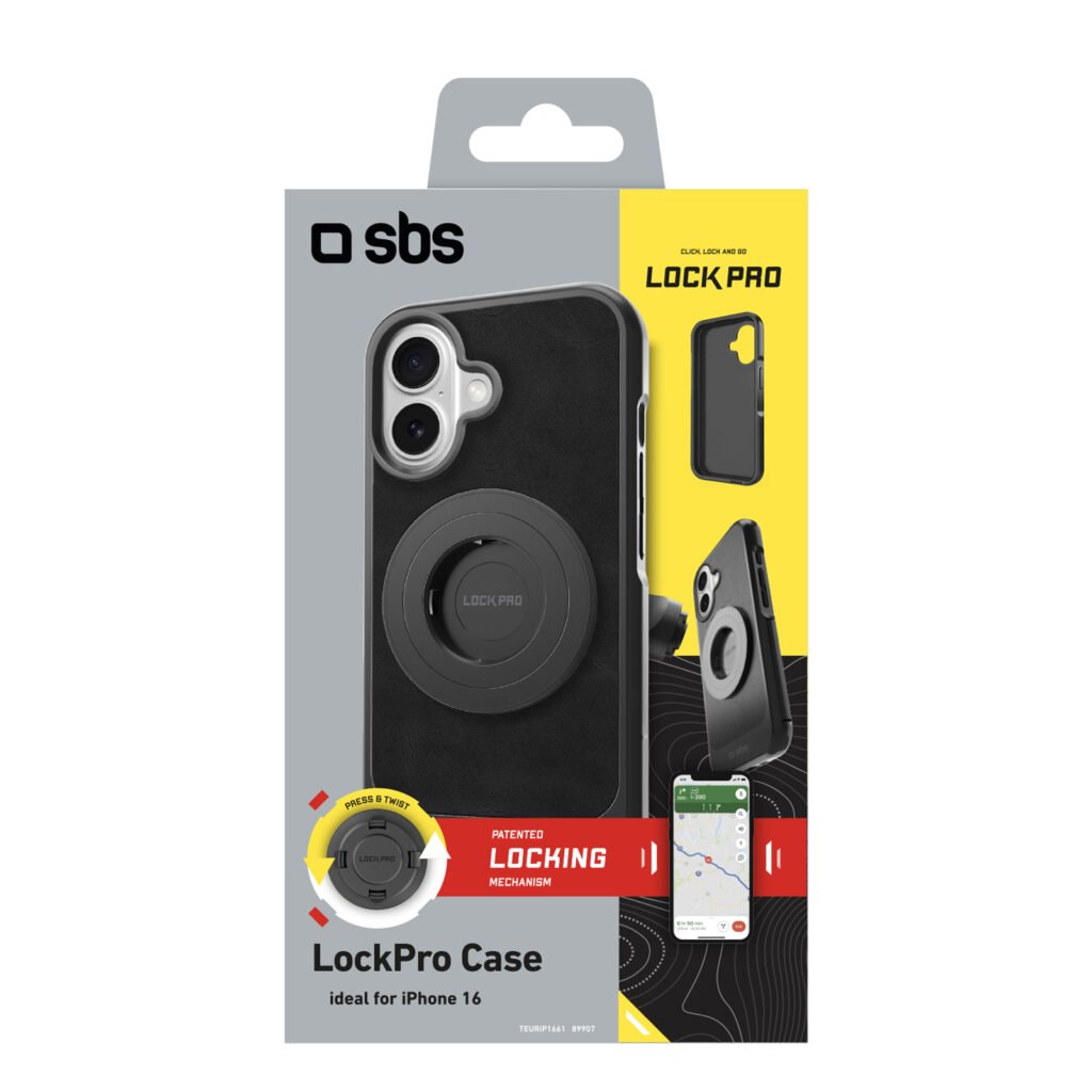 sbs iPhone 16 case with LockPro locking system - Phonerefix